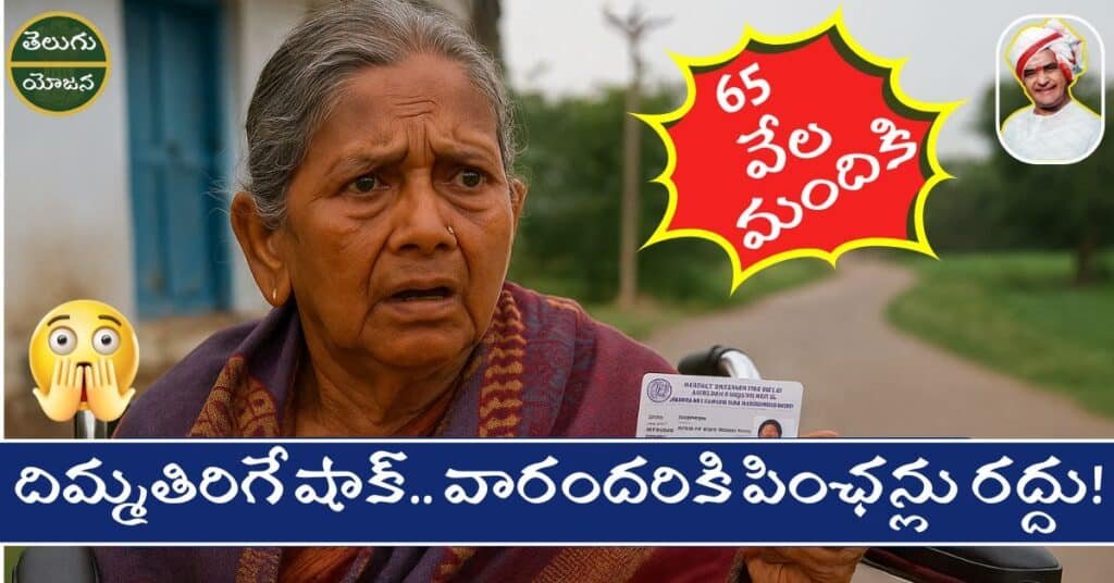 NTR Bharosa Pensions కట్‌ – 65 వేల మందికి ఊహించని షాక్!